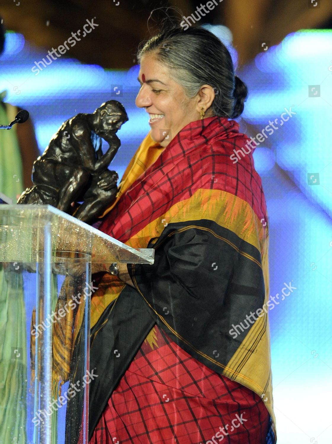 Alternative Nobel Prize Laureate Vandana Shiva Editorial Stock Photo ...