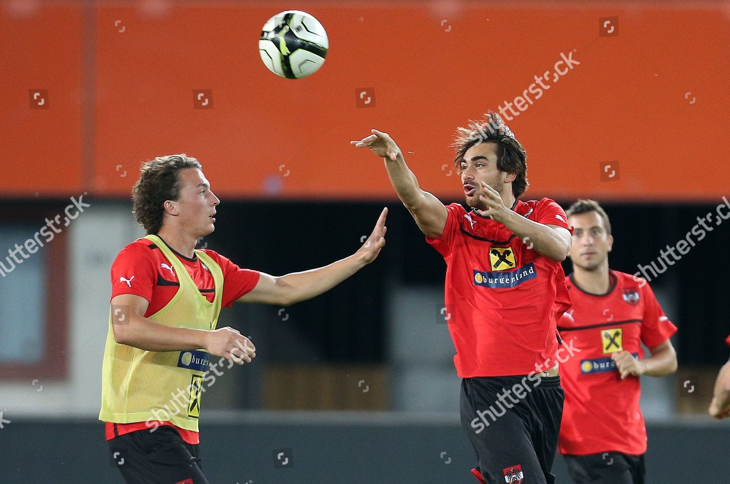 Austrian National Soccer Team Players Julian Editorial Stock Photo ...