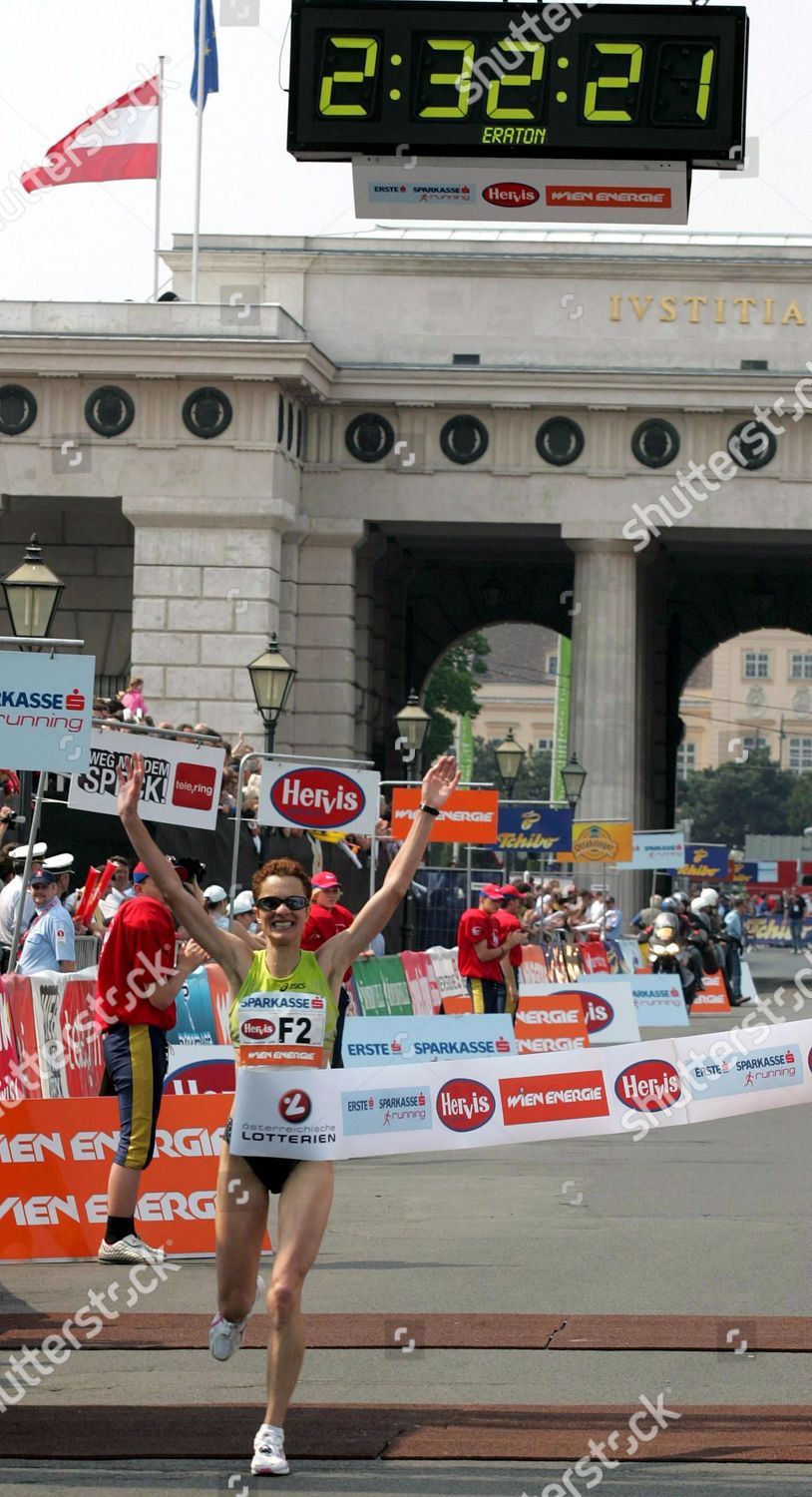 Winner Womens Marathon Luminita Talpos Romania Editorial Stock Photo ...