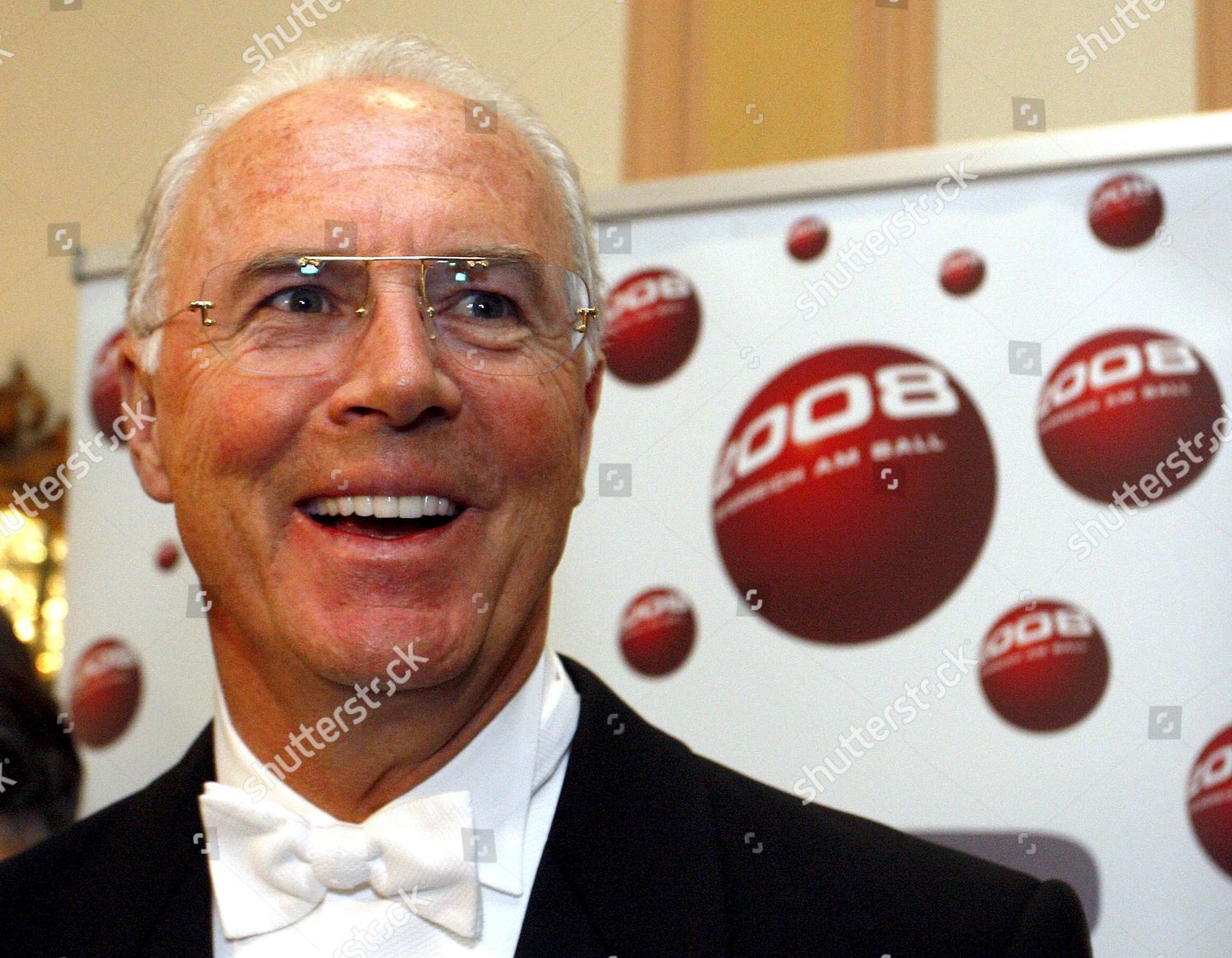 German Soccer Legend Franz Beckenbauer Poses Editorial Stock Photo ...