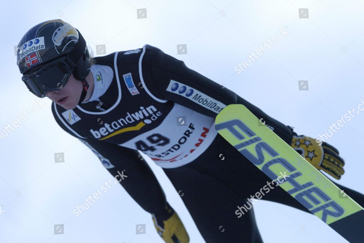 Petter Tande Soars Through Air During Editorial Stock Photo - Stock ...
