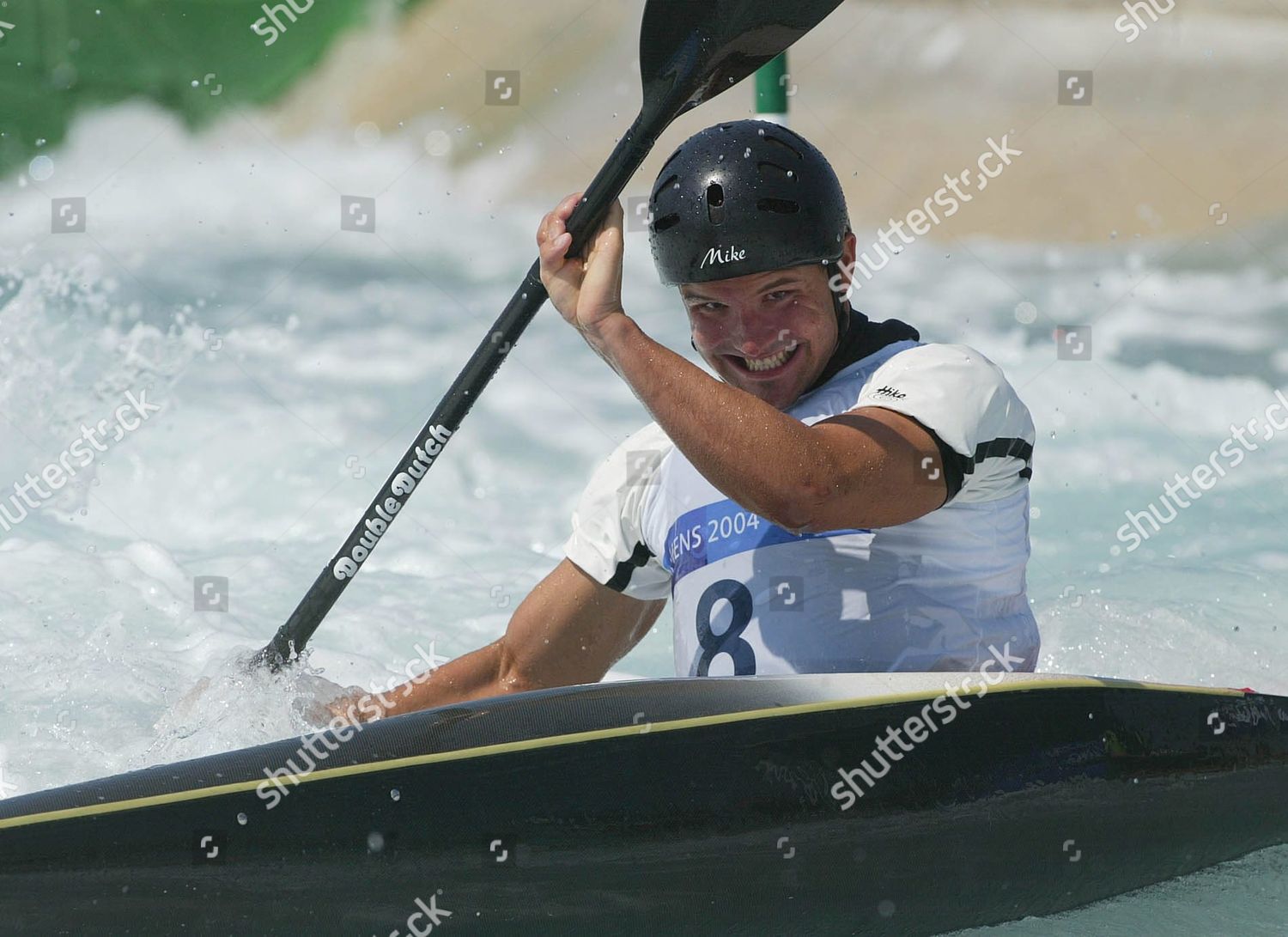 Swiss Michael Kurt Paddles Down Course Editorial Stock Photo - Stock ...
