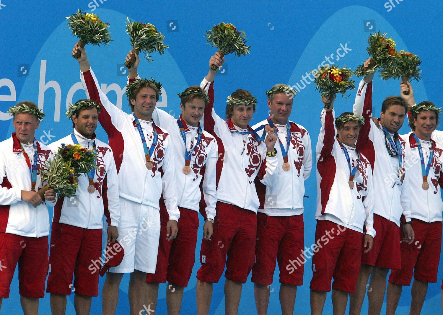 Russian Team Cheer On Podium Bronze Editorial Stock Photo - Stock Image ...