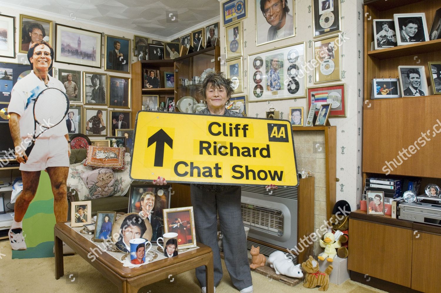 Collette Williams Her Cliff Richard Memorabilia Editorial Stock Photo ...