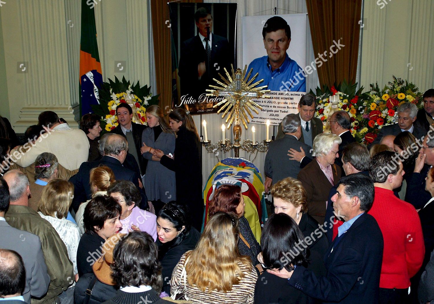 Family Friends Gather Funeral Service Brazilian Editorial Stock Photo ...