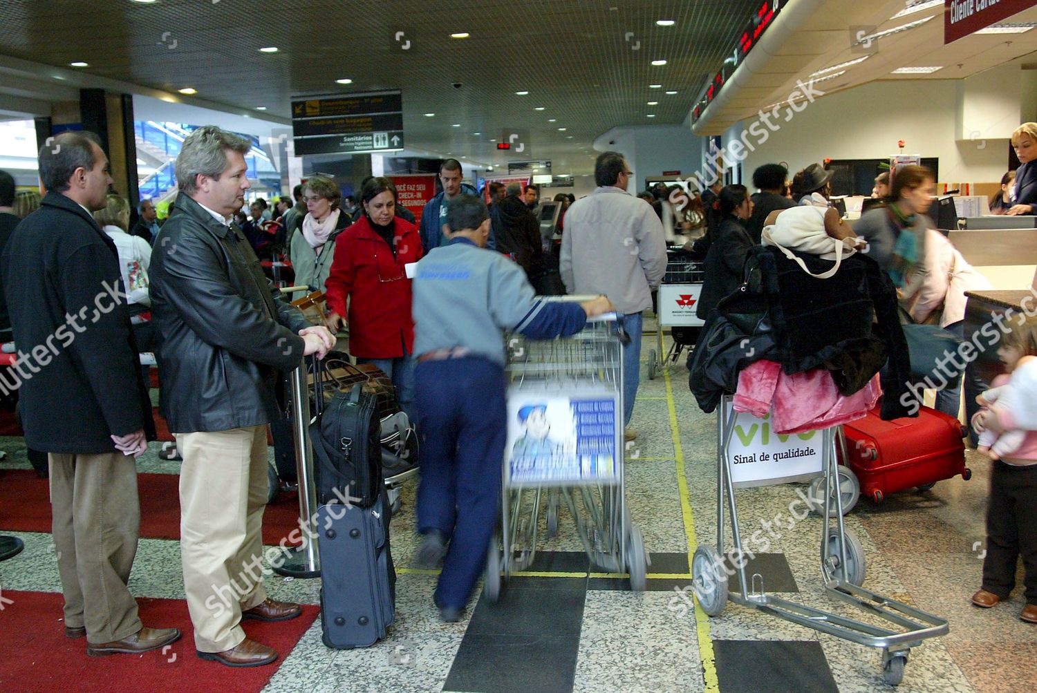 Passengers Wait Board Flight Sao Paulo Editorial Stock Photo - Stock ...