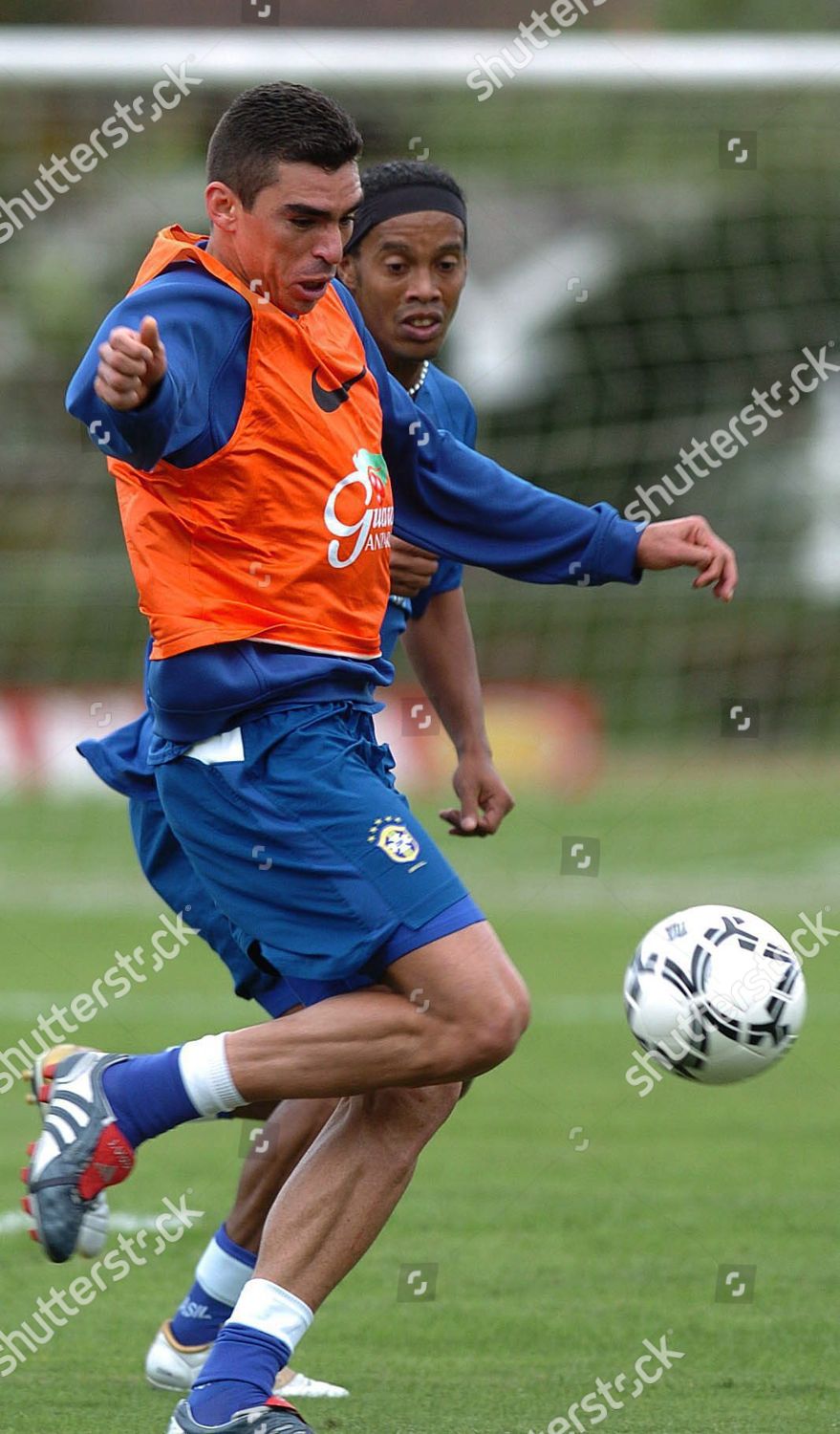 Brazils National Team Players Lucio Bayern Editorial Stock Photo ...