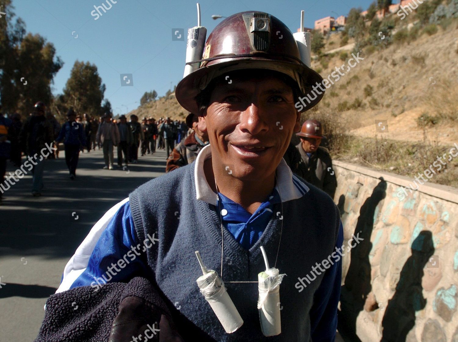 Bolivian Miner Santiago Efrain Dynamite Fuses Editorial Stock Photo ...