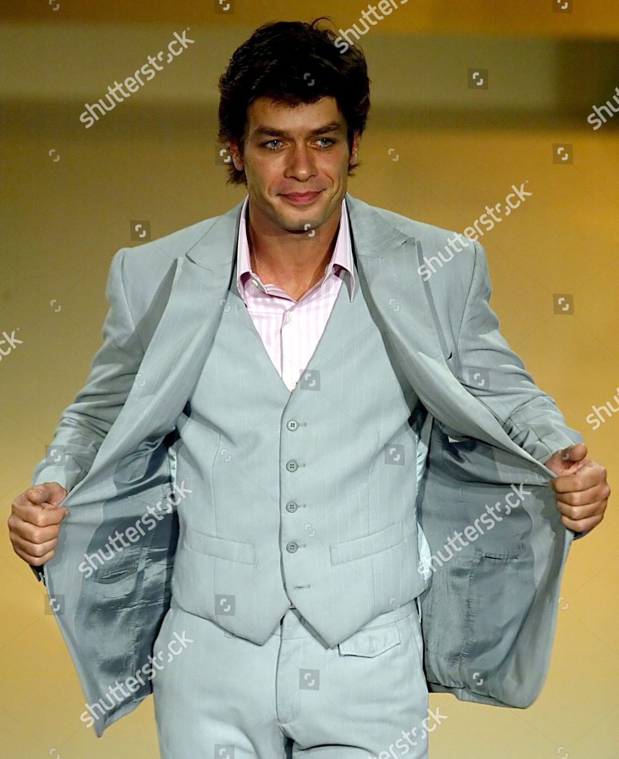 Actor Fabio Assuncao Takes Catwalk Wearing Editorial Stock Photo ...