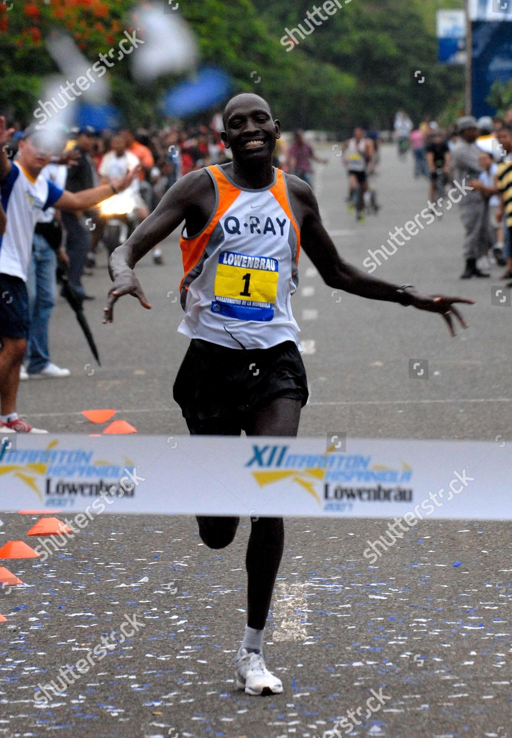 Kenyan Runner Simon Sawe Won Mens Editorial Stock Photo - Stock Image ...