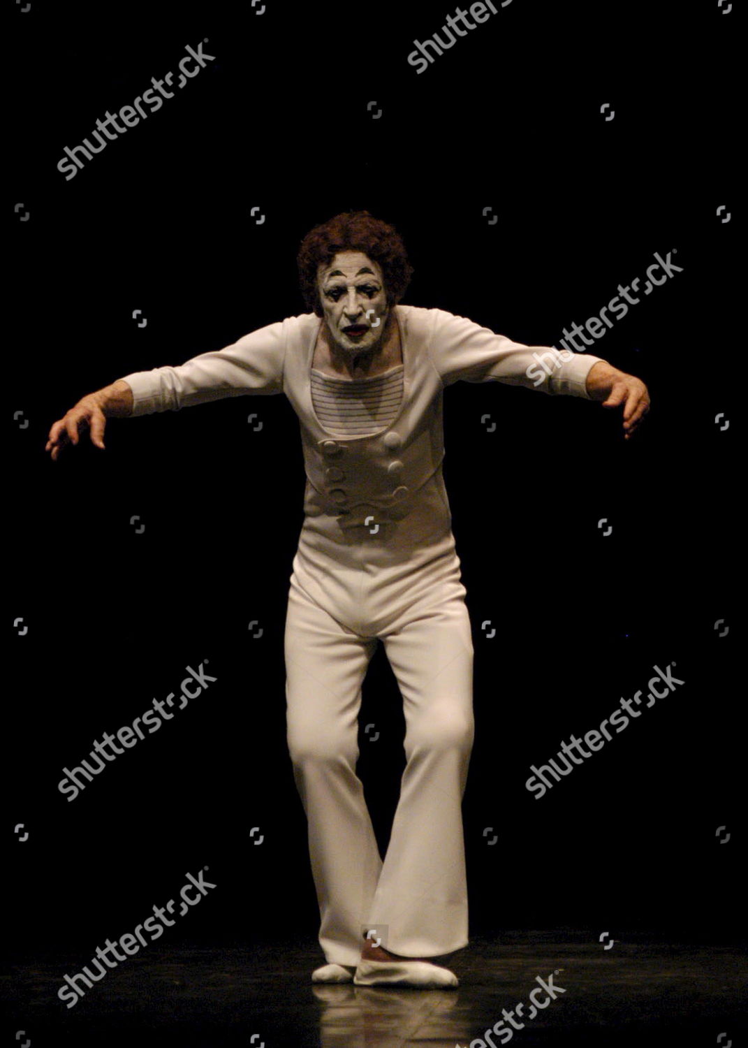French Mime Marcel Marceau During His Editorial Stock Photo - Stock ...