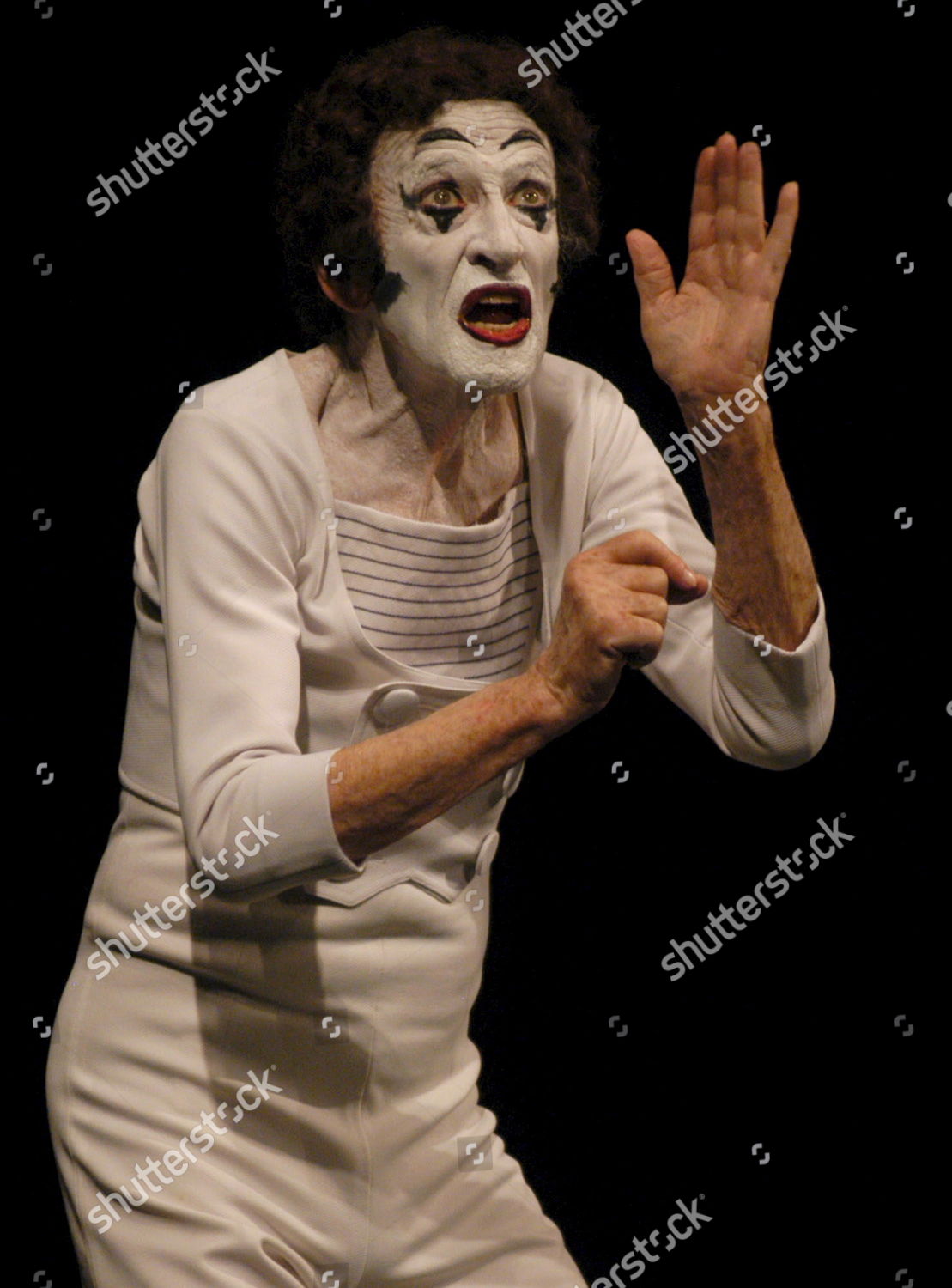 French Mime Marcel Marceau During His Editorial Stock Photo - Stock ...