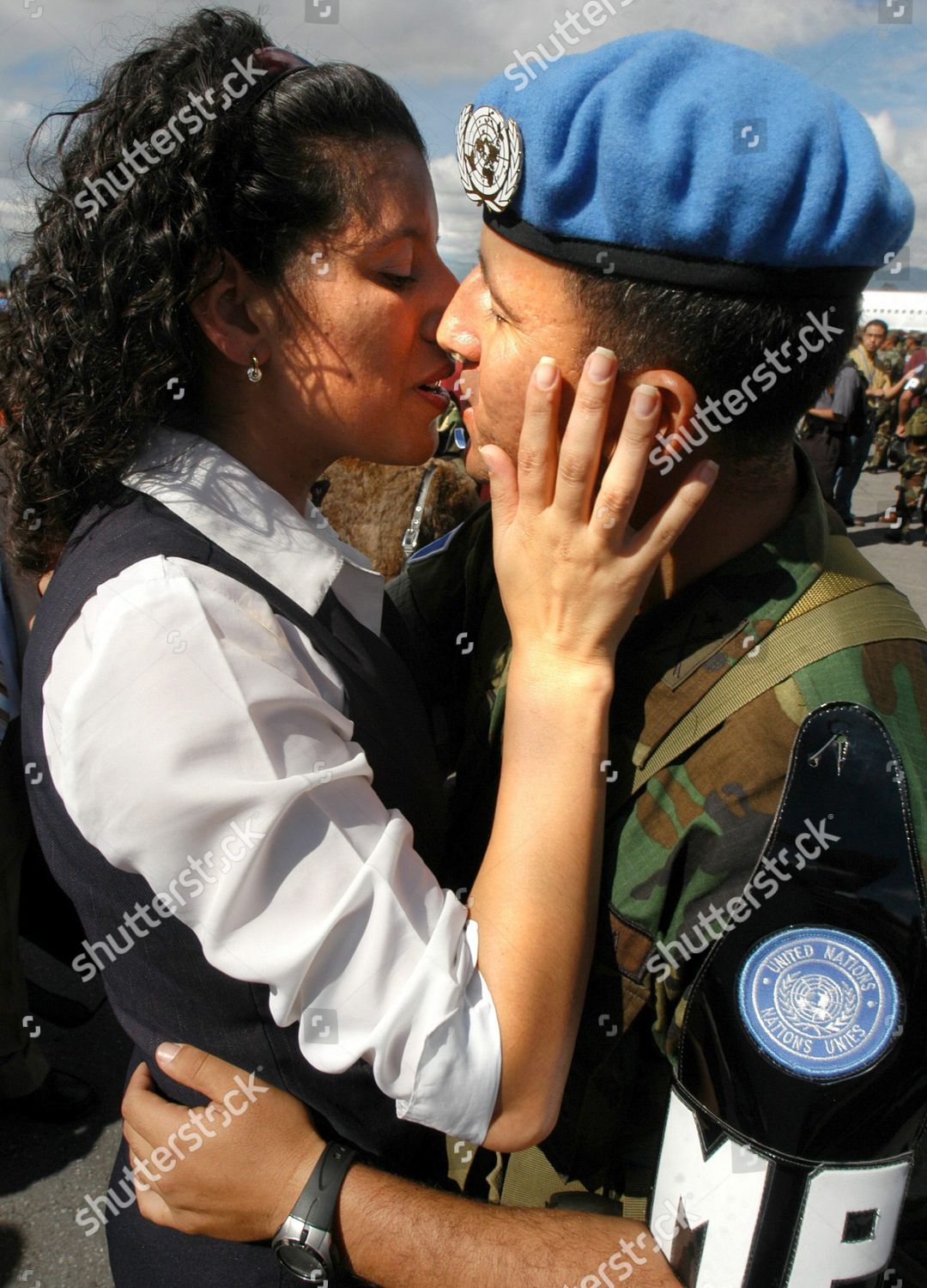 Guatemalan Leiutenant Ruben Tellez Says Goodbye Editorial Stock Photo - Stock Image | Shutterstock