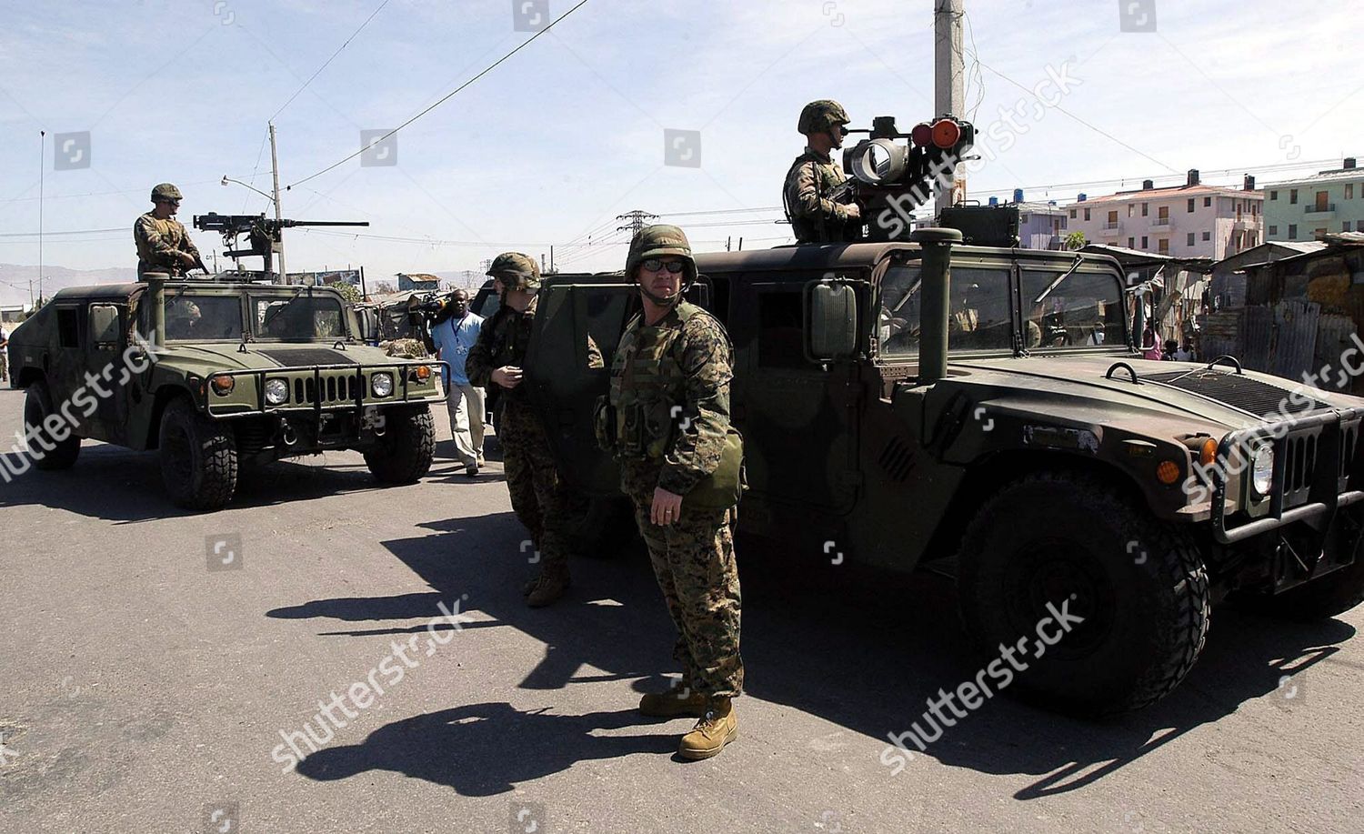 Us Army Humvees Arrive Commercial Port Editorial Stock Photo - Stock ...