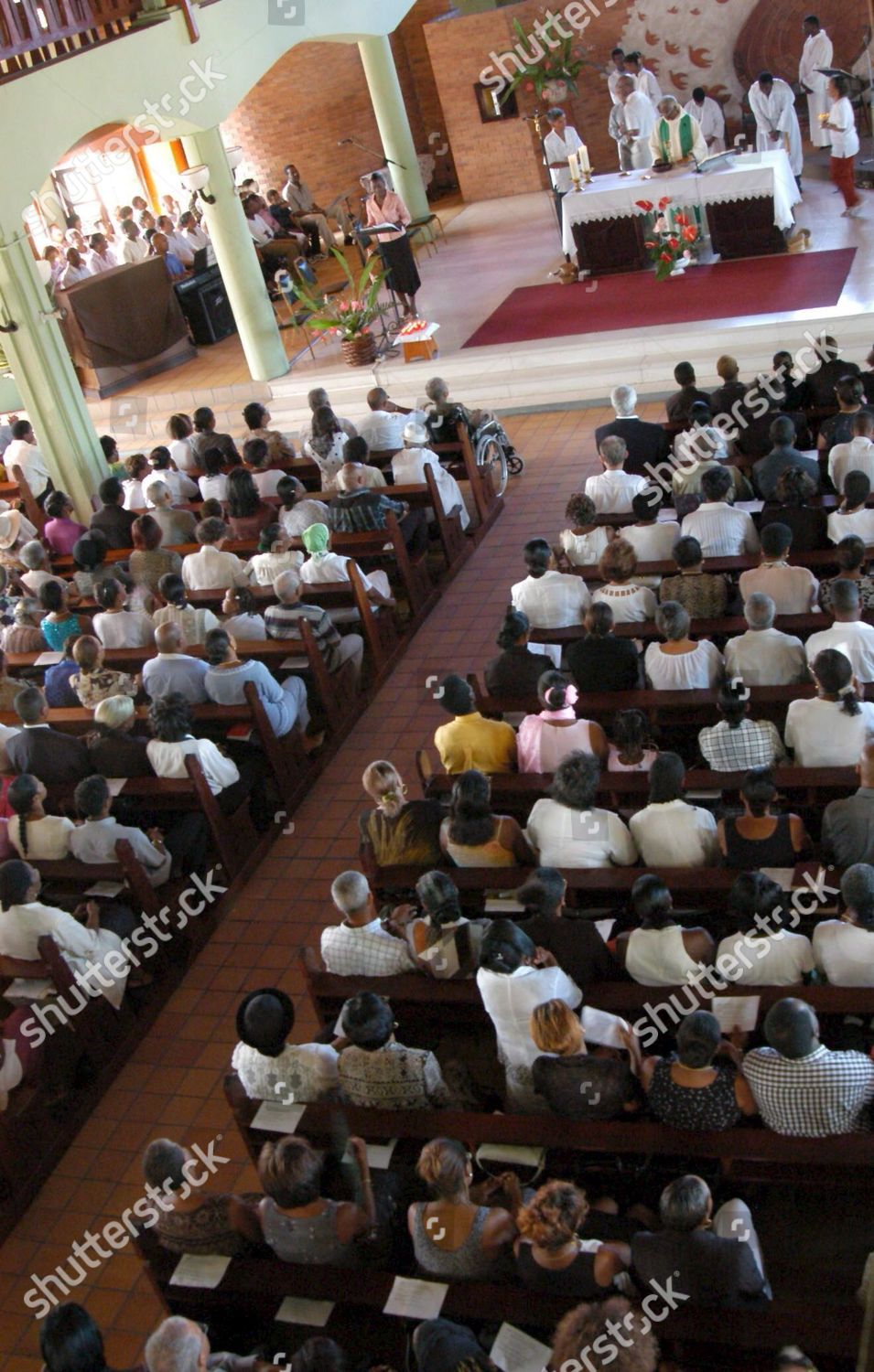 Roman Catholic Church Schoelcher Martinique Pack Editorial Stock Photo ...