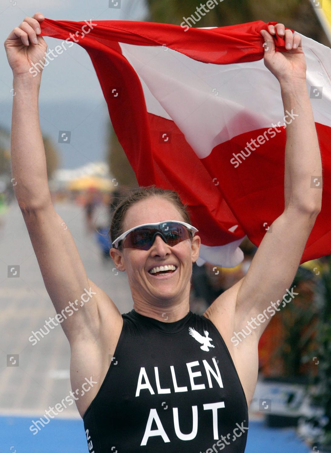 Austrian Atlete Kate Allen Celebrates She Editorial Stock Photo - Stock ...
