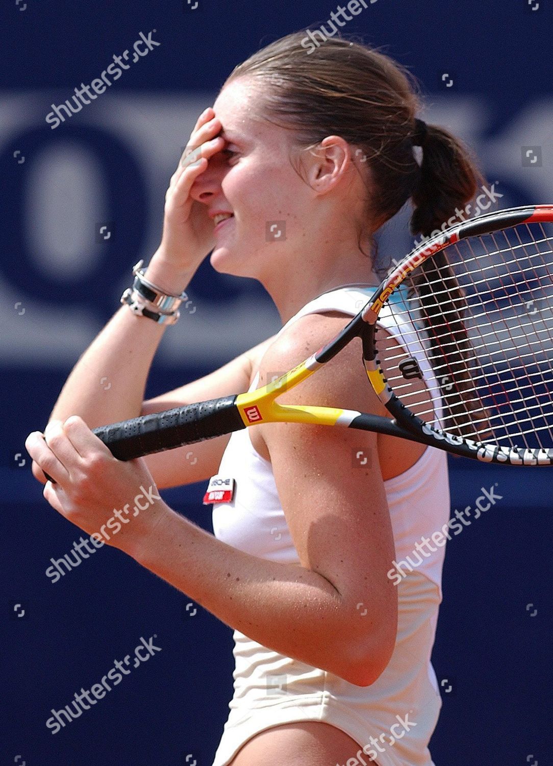 Czech Tennis Player Iveta Benesova Celebrates Editorial Stock Photo ...