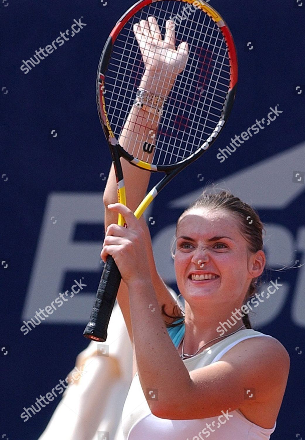 Czech Tennis Player Iveta Benesova Celebrates Editorial Stock Photo ...