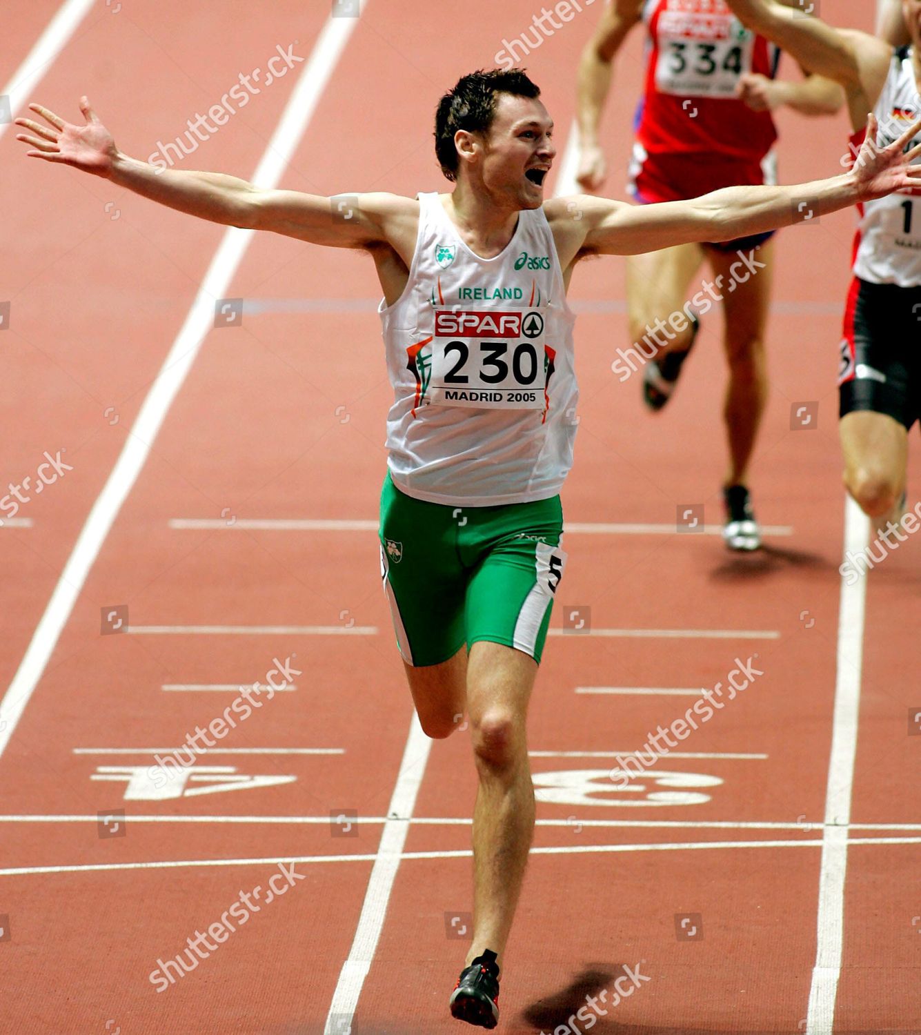 Irish David Gillick Celebrates His Gold Editorial Stock Photo - Stock ...