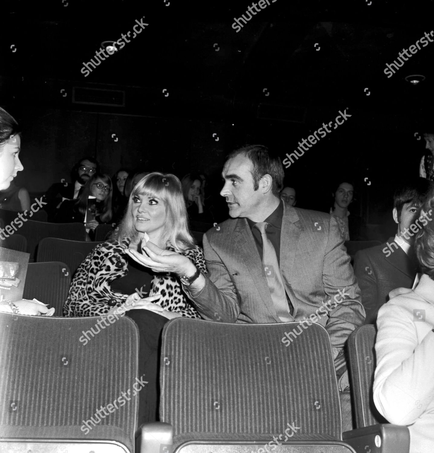 Actor Sean Connery His Actress Wife Editorial Stock Photo - Stock Image ...
