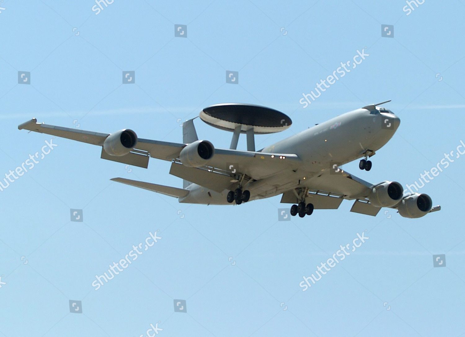 Nato Surveillance Awacs Boeing 707 Prepared Editorial Stock Photo ...