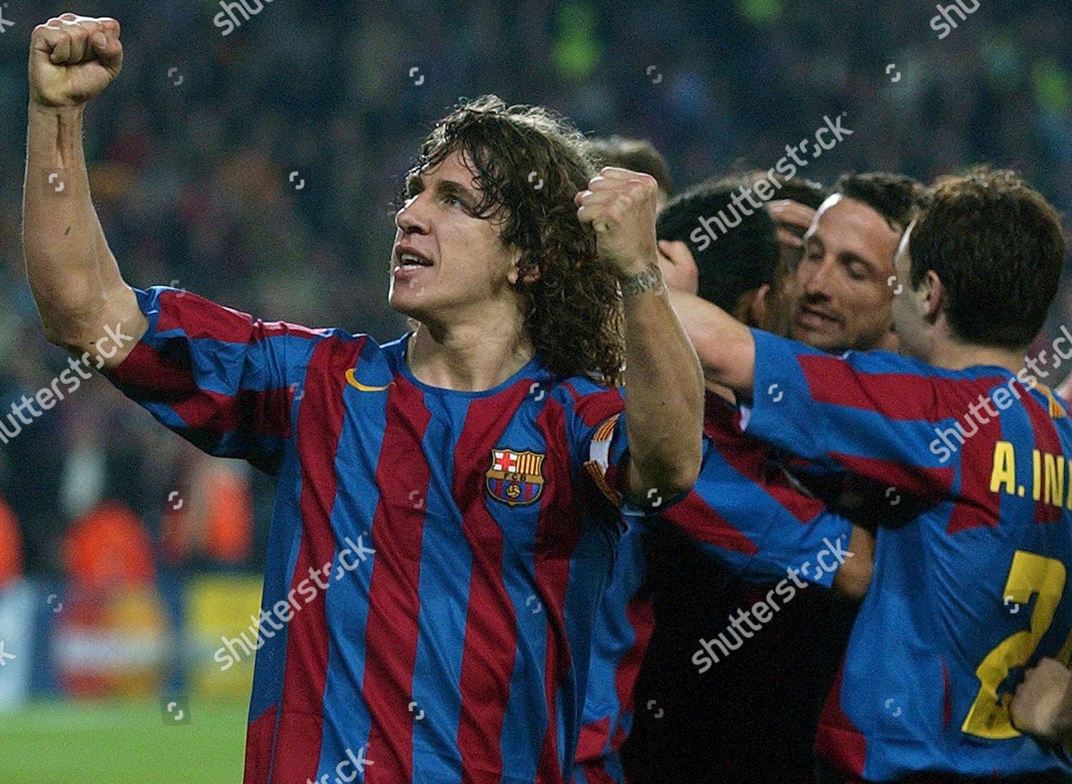 Fc Barcelonas Captain Carles Puyol L Editorial Stock Photo - Stock ...