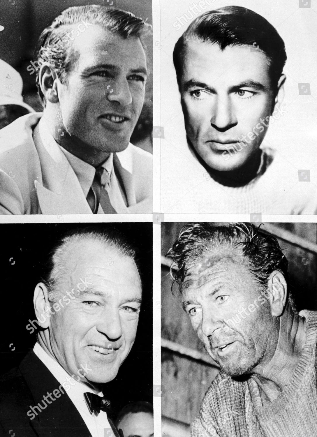 Popular Screen Actor Gary Cooper Shown Editorial Stock Photo - Stock ...