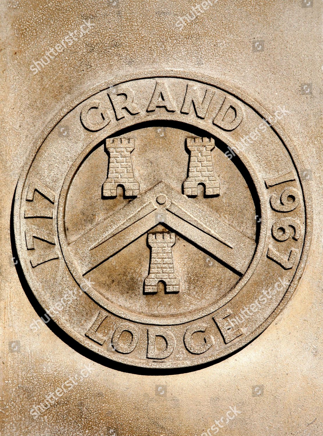 Masonic Symbol On Grand Lodge London Editorial Stock Photo - Stock ...