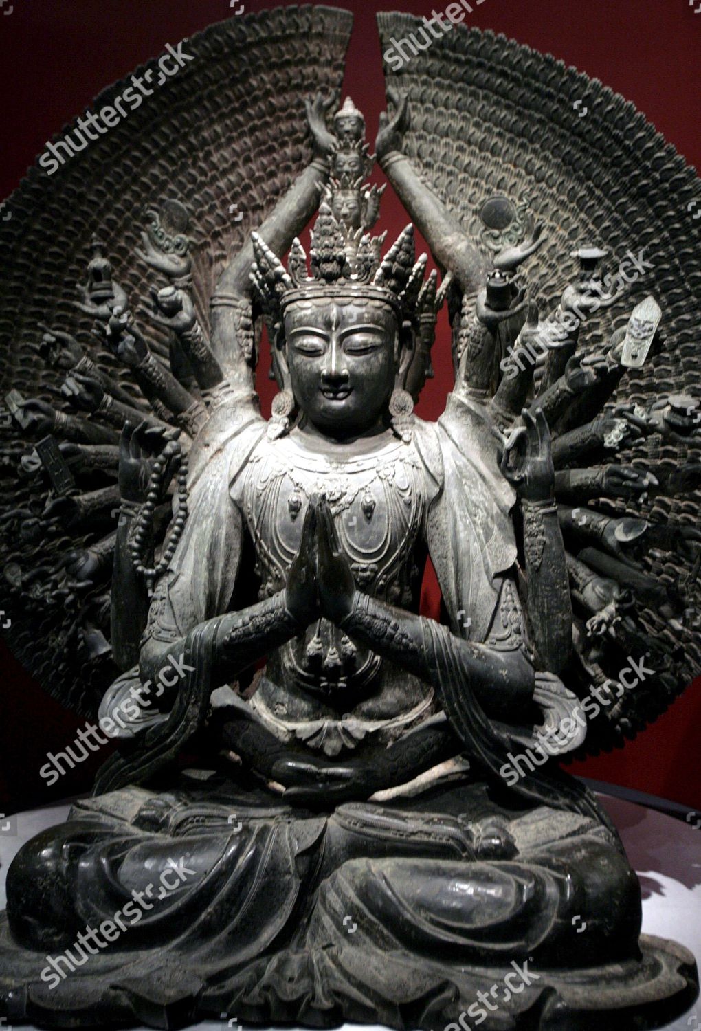 Figure Part Exhibition Buda Guanyin Treasures Editorial Stock Photo ...