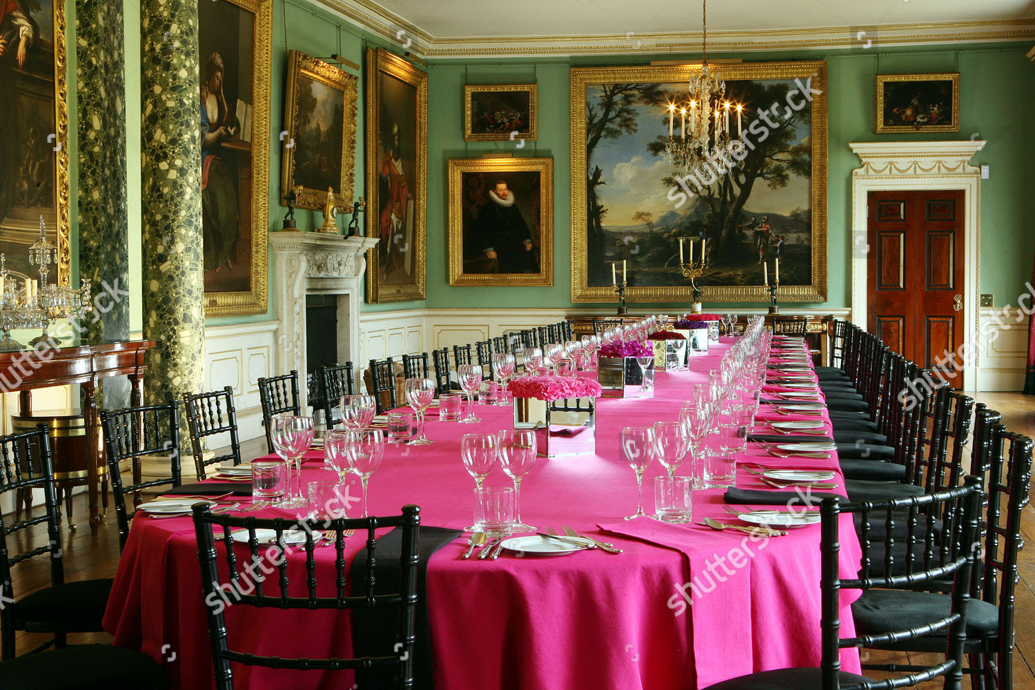 Marlborough Room Althorp House Northamptonshire Britain Editorial Stock ...