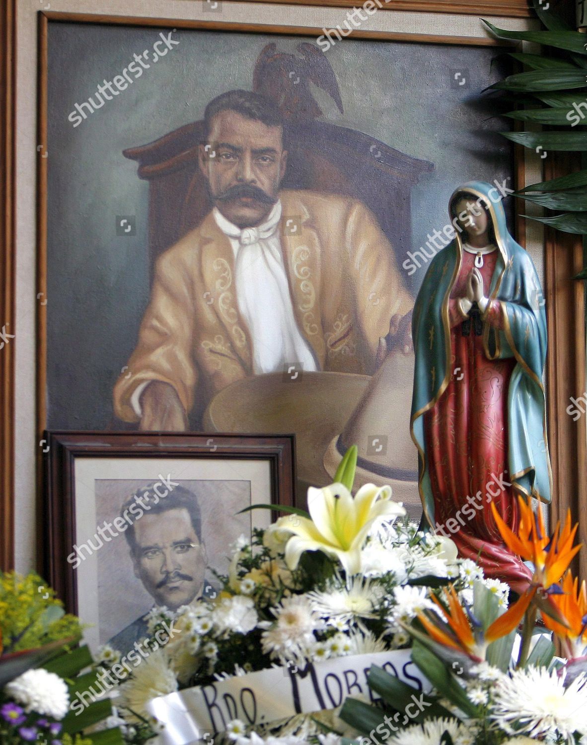 Portrait Late Mateo Emiliano Zapata Down Editorial Stock Photo - Stock ...