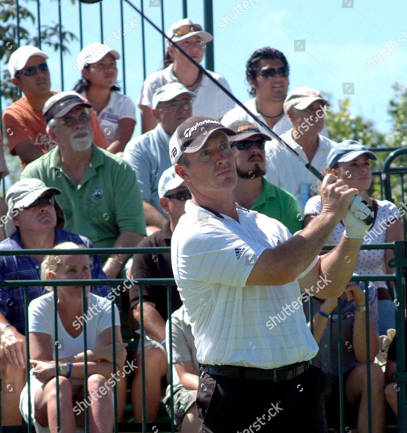 Australian Golfer Peter Lonard Action Mayakoba Editorial Stock Photo ...