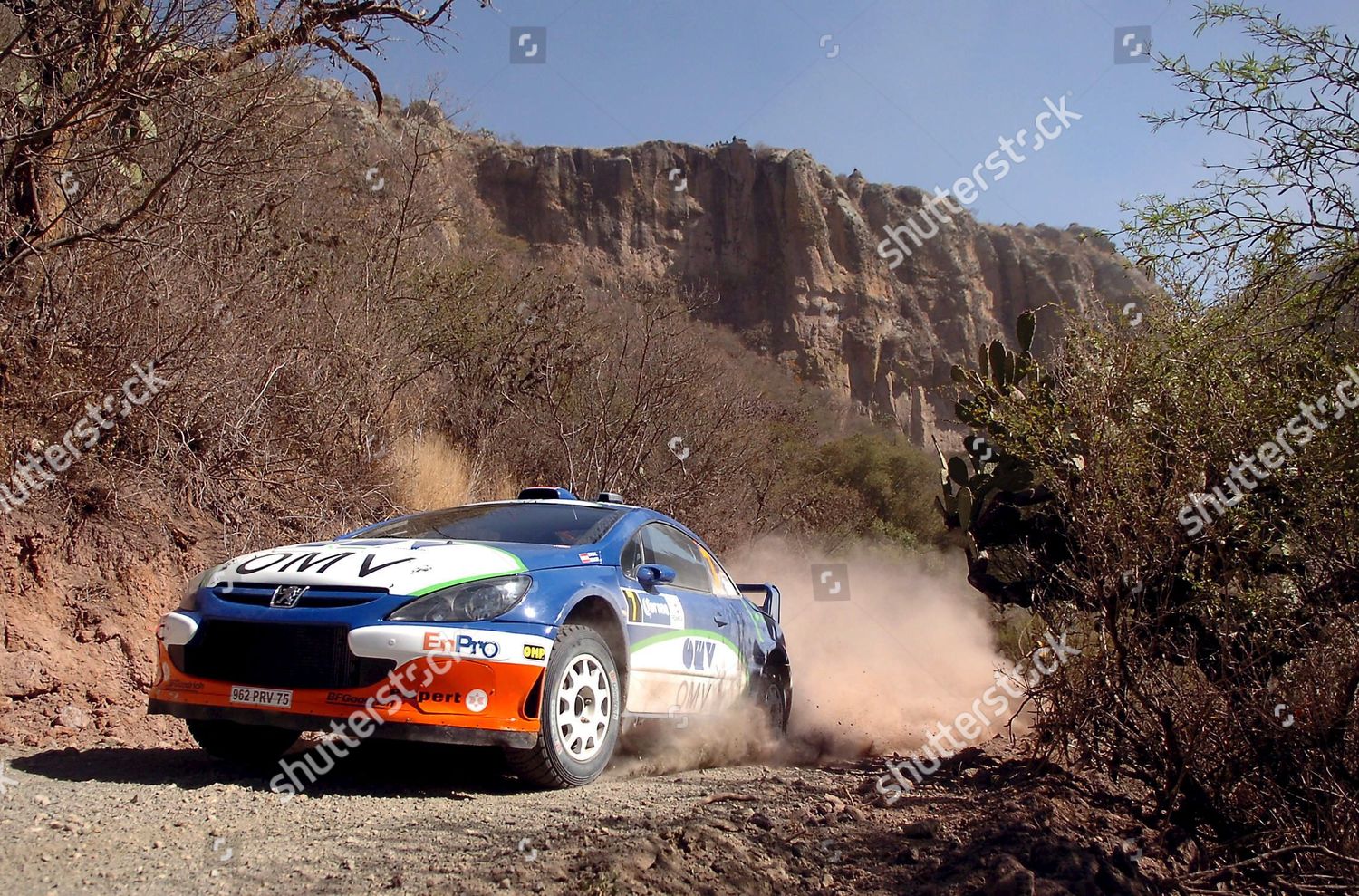 Austrian Driver Manfred Stohl His Codriver Editorial Stock Photo ...