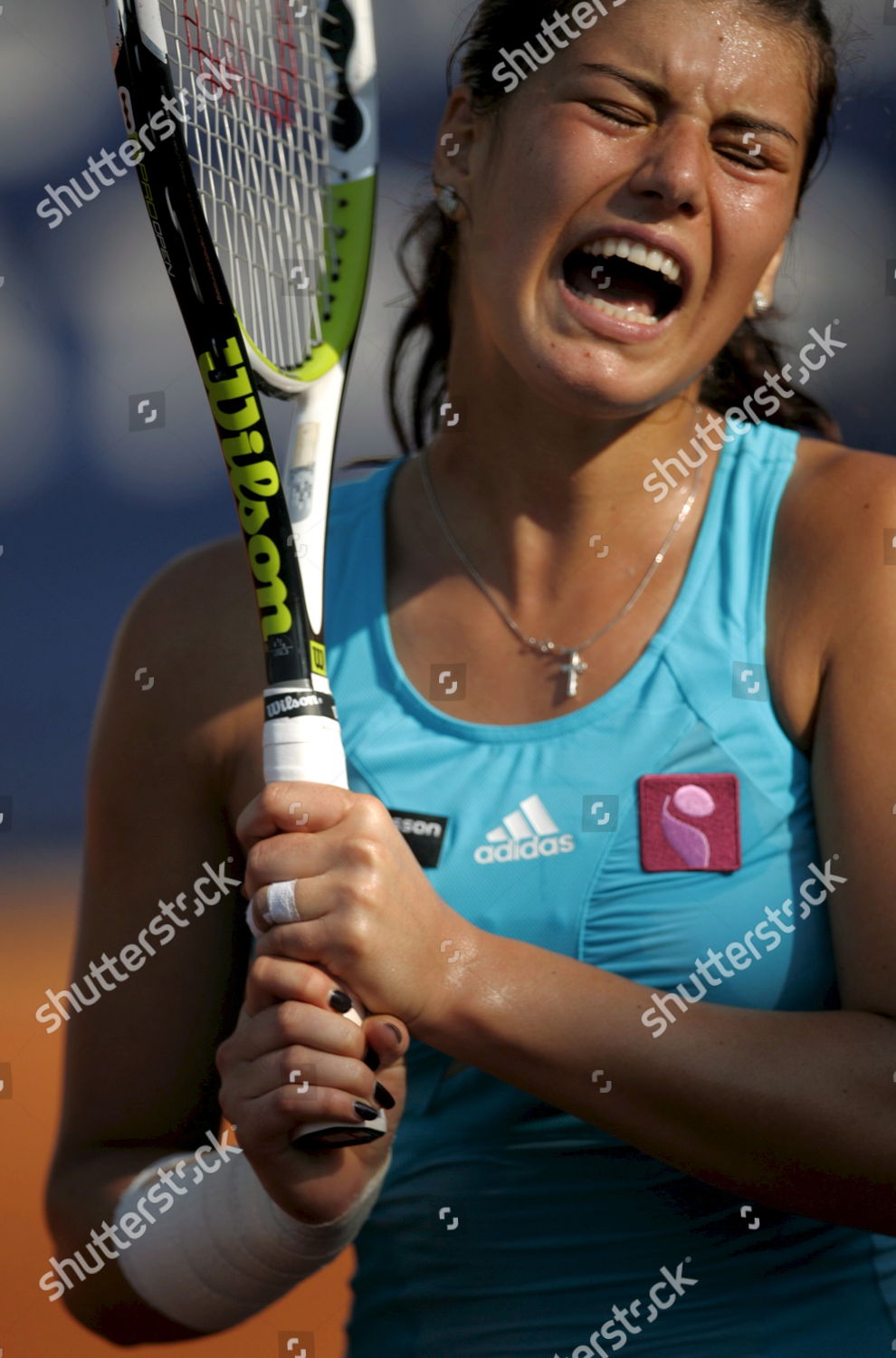 Romanian Tennis Player Sorana Cirstea Reacts Editorial Stock Photo ...