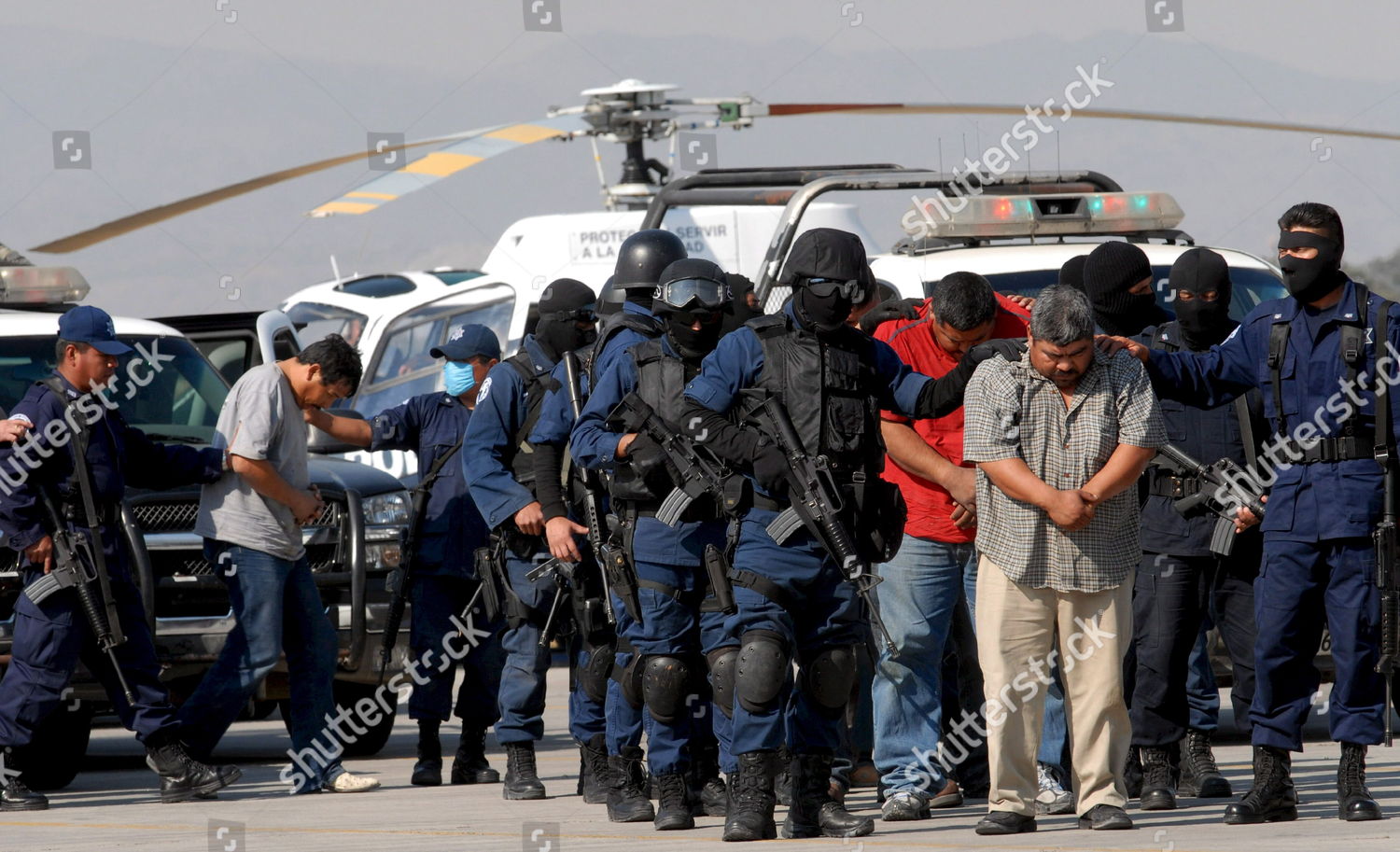 Members Mexican Federal Police Pfp Watch Editorial Stock Photo - Stock ...