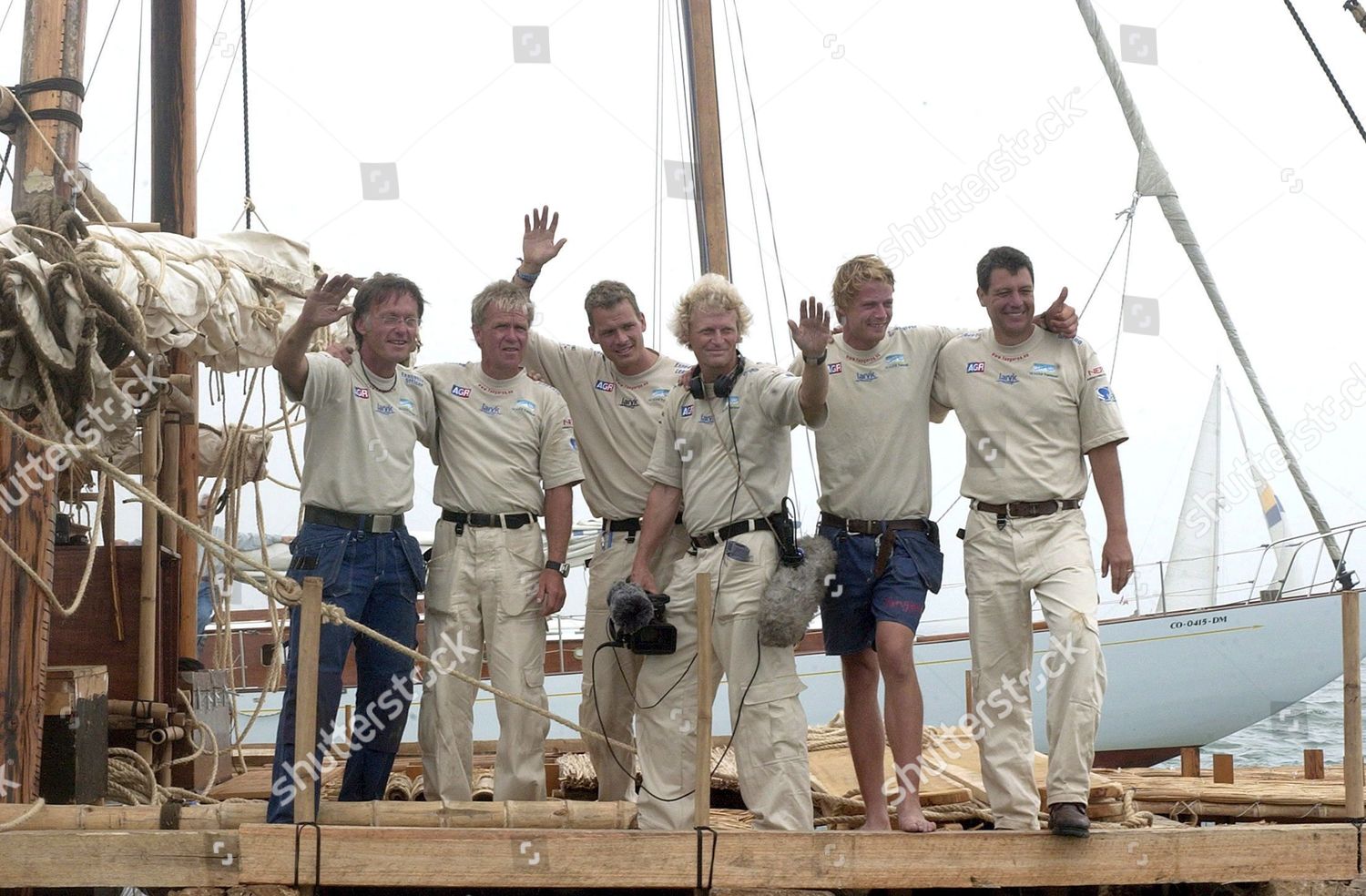 Crew Balsa Raft Tangaroa Lr Second Editorial Stock Photo - Stock Image ...