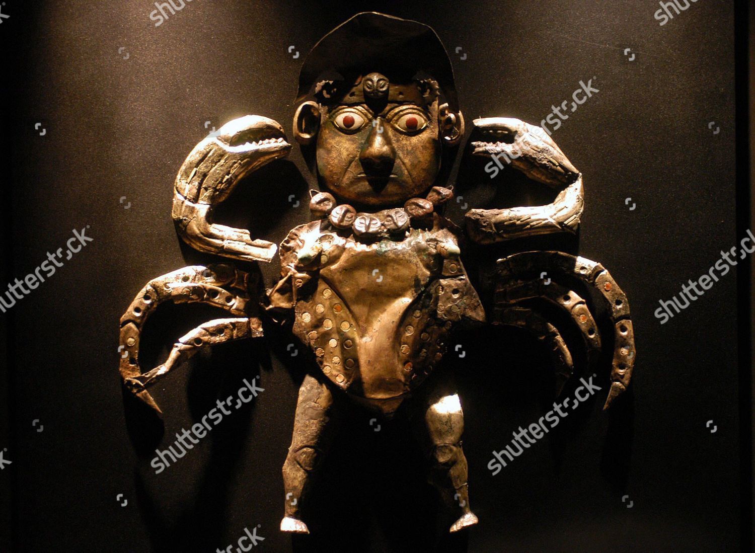 Original Image Crabman Which Belonged Precolumbian Editorial Stock ...