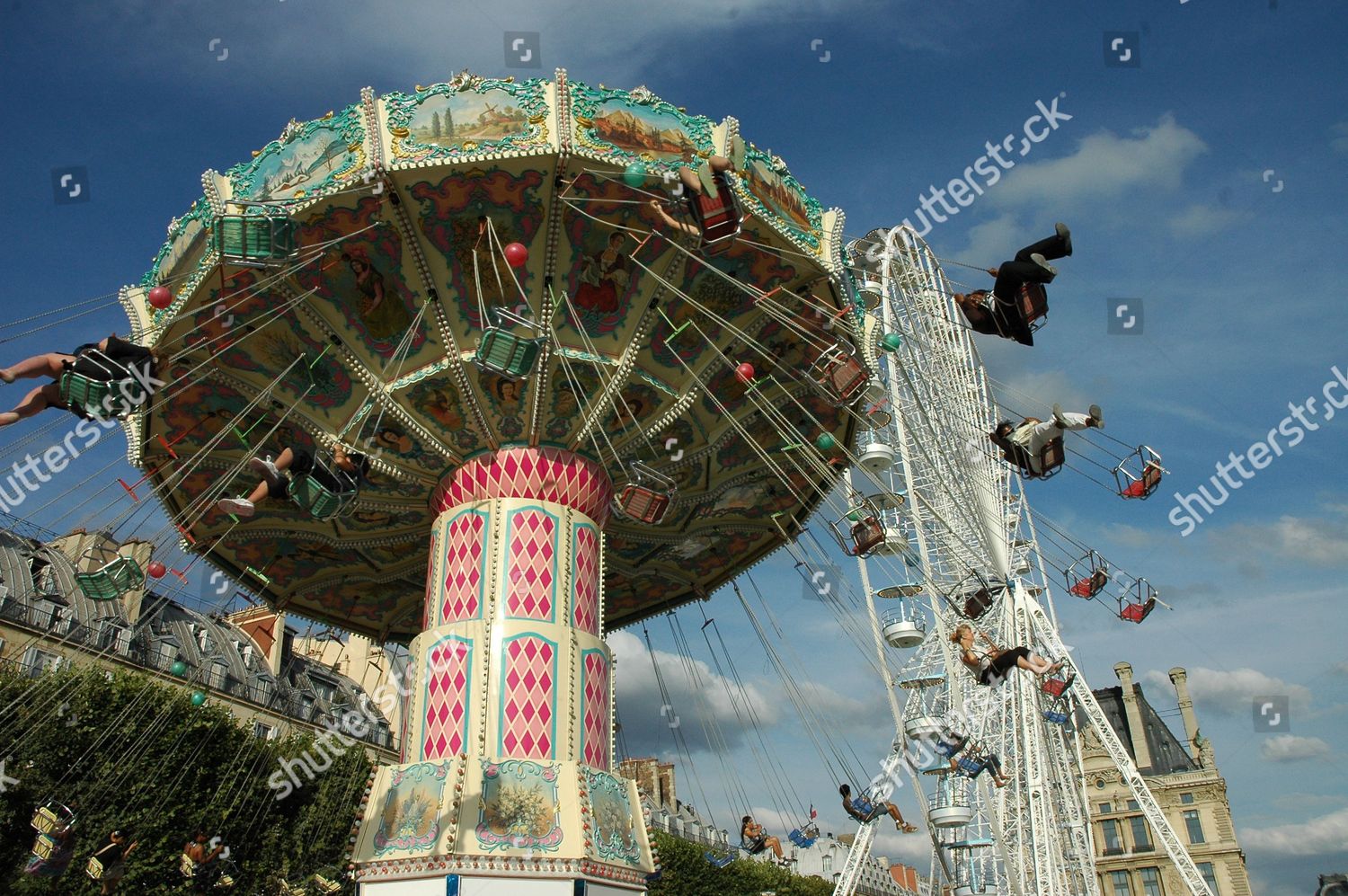 Funfair Jardin Des Tuileries Paris France Editorial Stock Photo - Stock ...