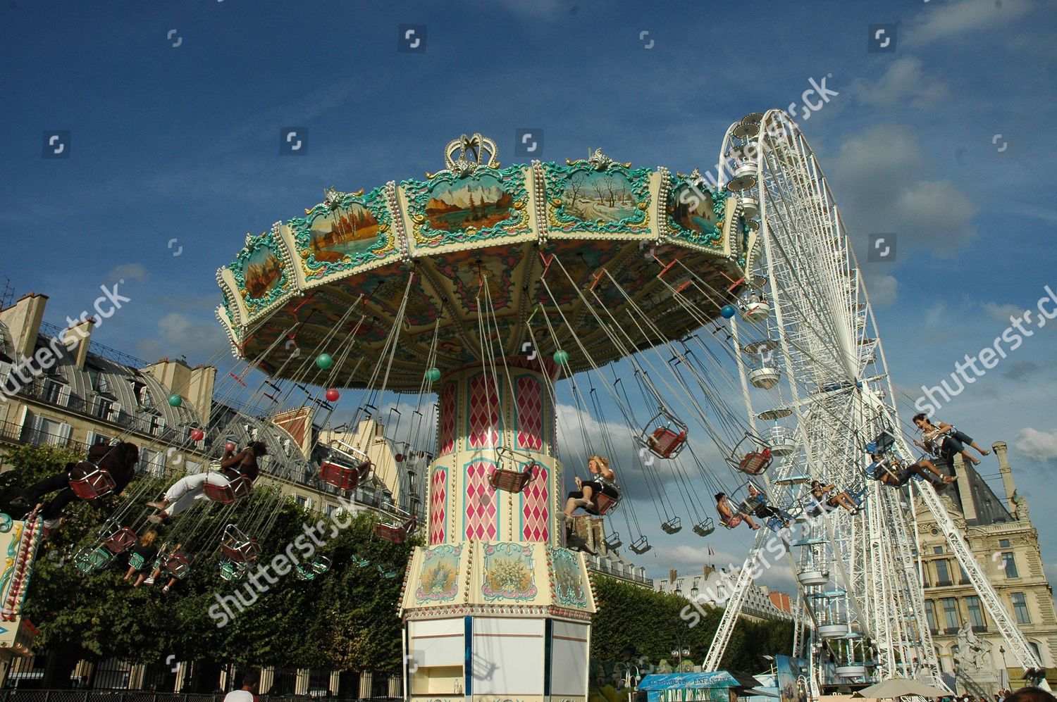 Funfair Jardin Des Tuileries Paris France Editorial Stock Photo - Stock ...