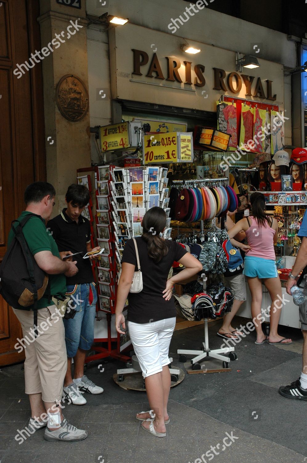 Souvenir Shopping On Rue De Rivoli Editorial Stock Photo - Stock Image ...