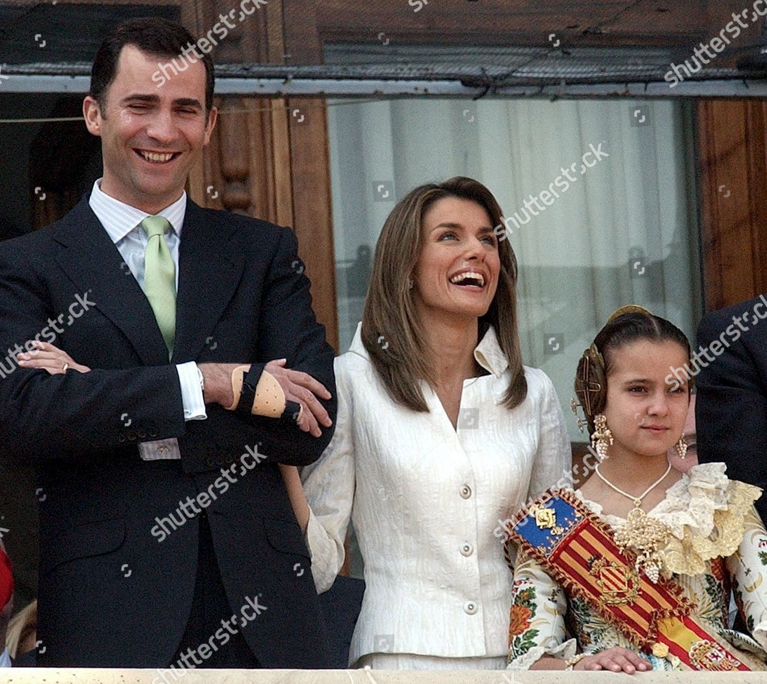 Spanish Crown Prince Felipe His Wife Editorial Stock Photo - Stock ...