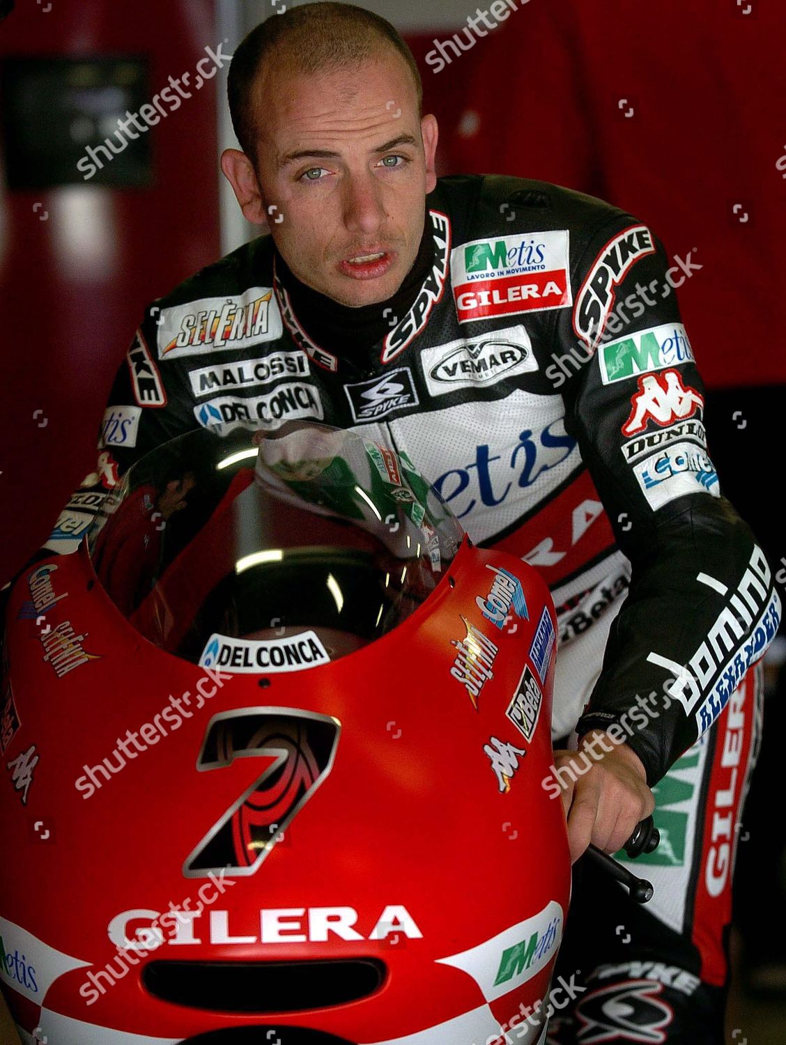 ITALIAN RACER STEFANO PERUGINI WEARING COLORS Editorial Stock Photo ...