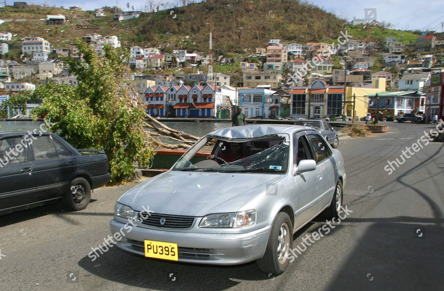 Grenada Citizen Drives His Broken Car Editorial Stock Photo - Stock ...