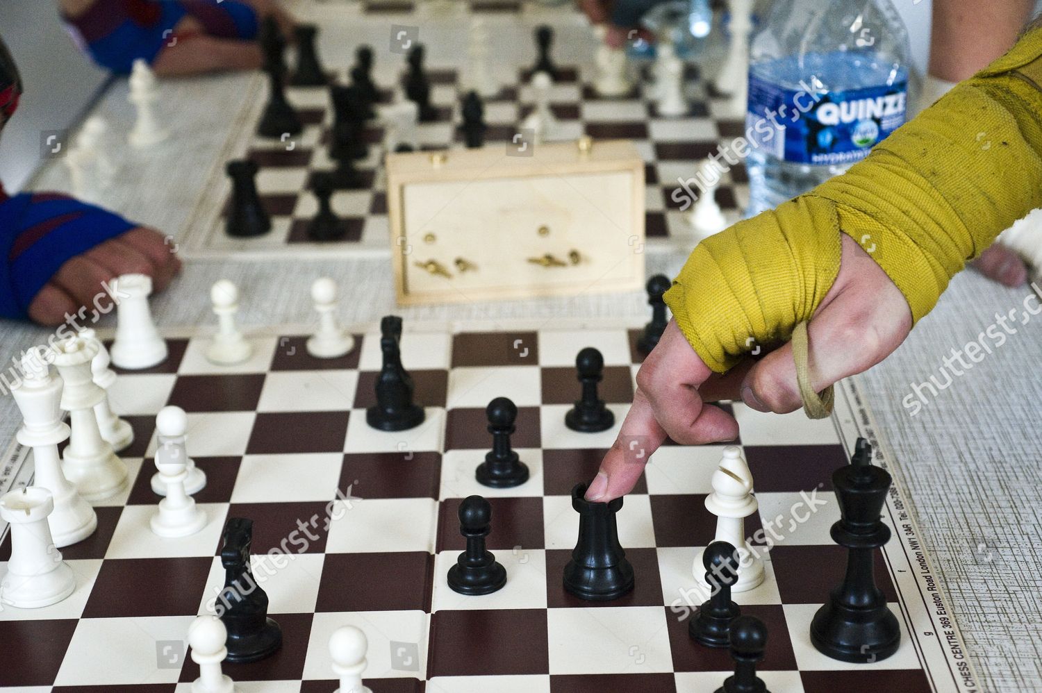 Chess Boxers Playing Against Each Other Editorial Stock Photo - Stock ...