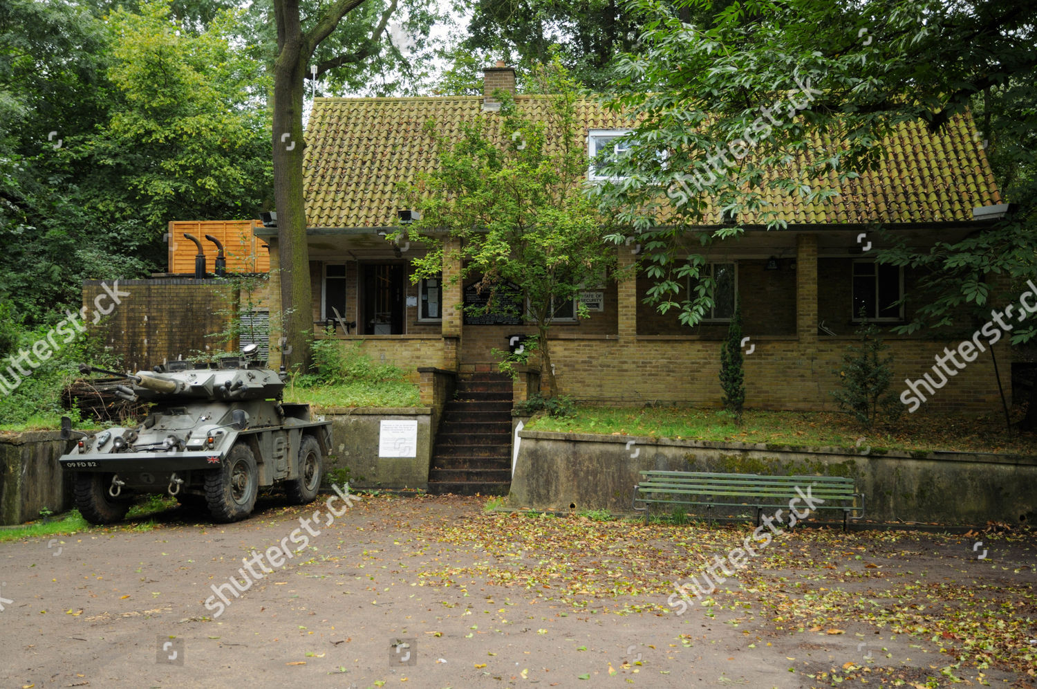 Fake Entrance Bungalow Fronts Bunker Outside Editorial Stock Photo ...