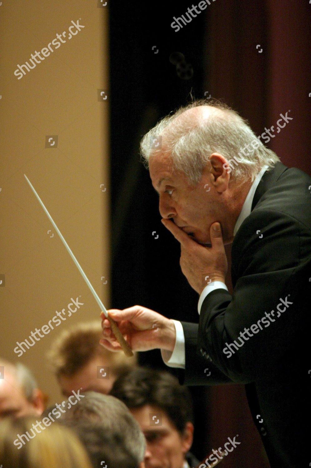Berlin Philharmonic Conductor Daniel Barenboim Directs Editorial Stock ...