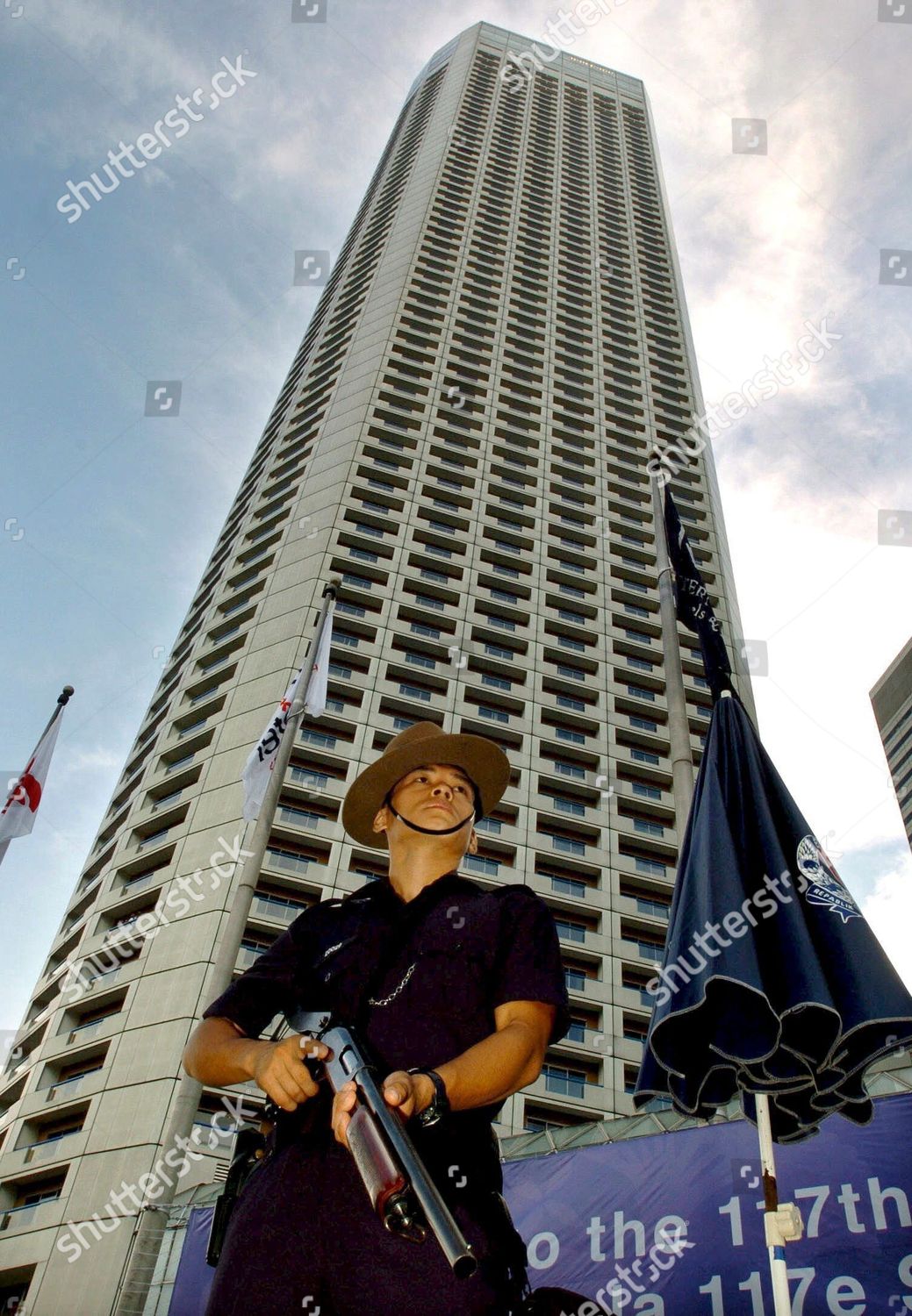 Tight Security Measures Around Hotel Raffles Editorial Stock Photo ...