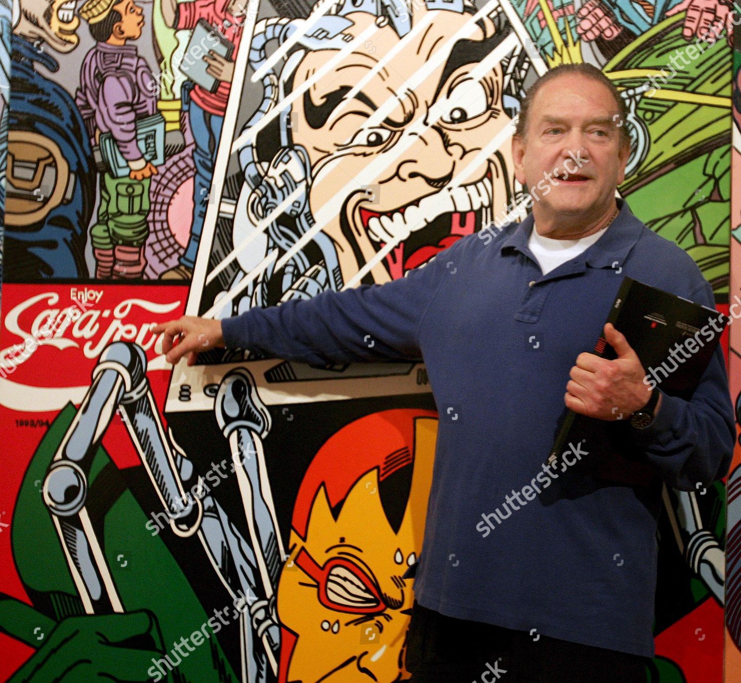 Icelandic Artist Gudmundur Gudmundsson Alias Erro Editorial Stock Photo ...