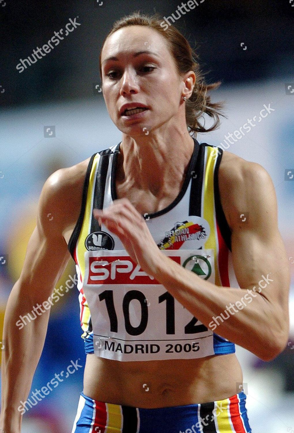 Belgian Kim Gevaert On Her Way Editorial Stock Photo - Stock Image ...