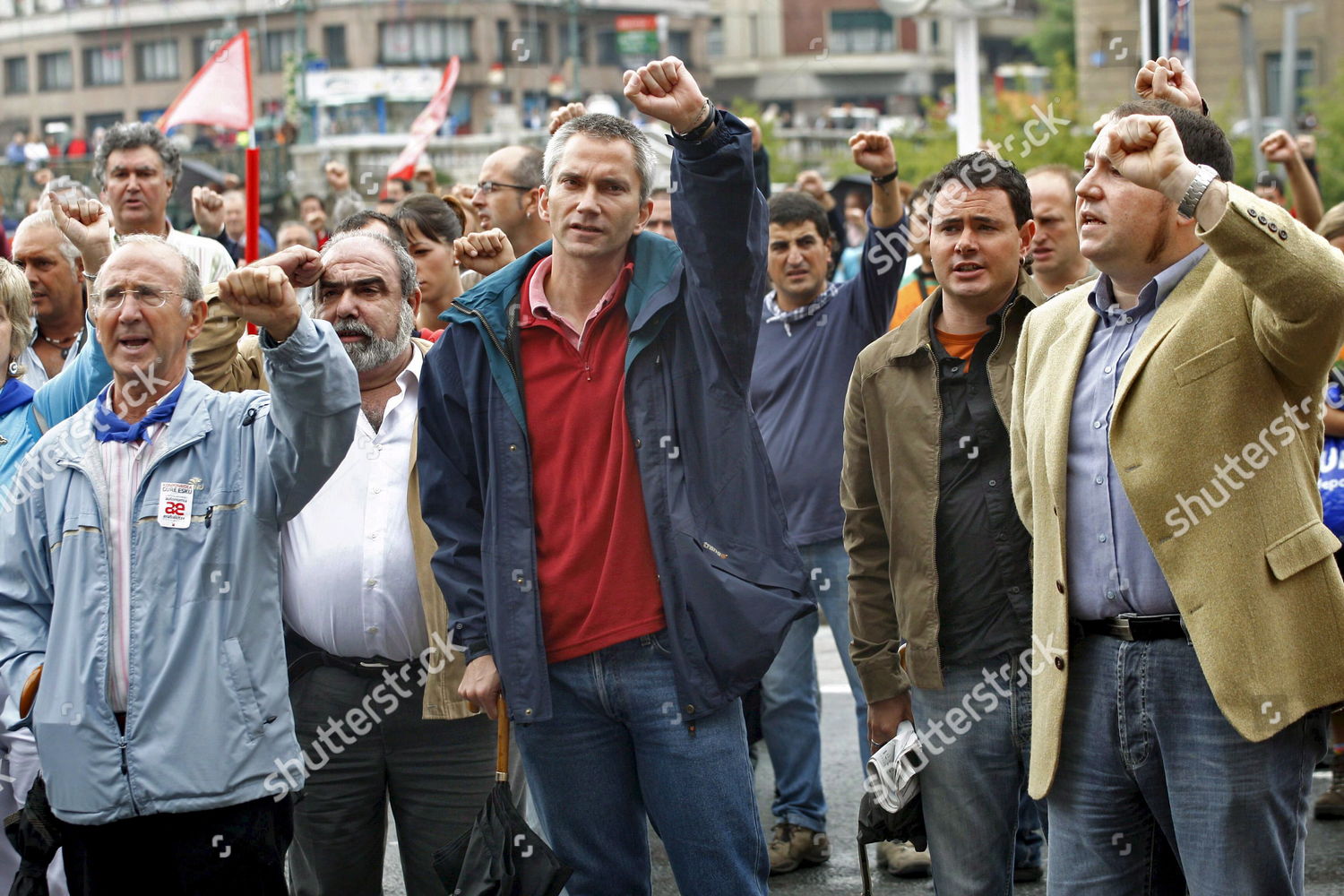 Leaders Outlawed Basque Party Batasuna Pernando Editorial Stock Photo ...